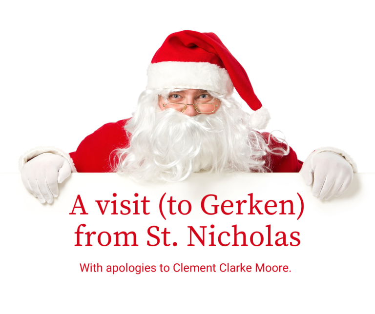A visit (to Gerken) from St. Nicholas – The Gerken Companies