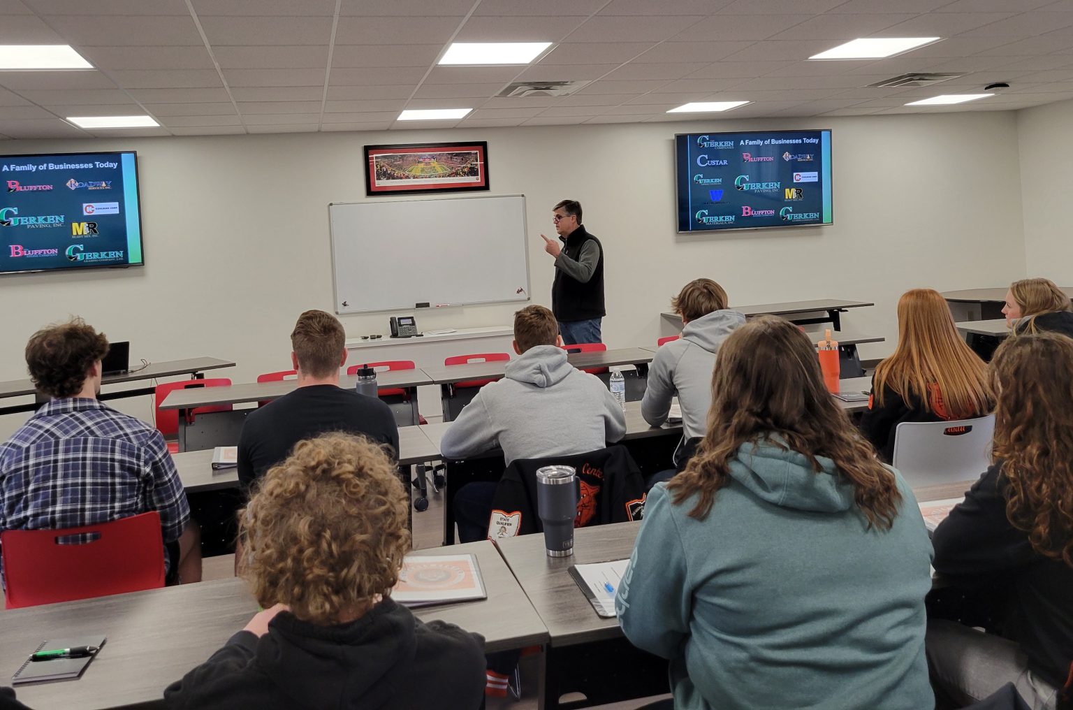 Liberty Center Leadership Class Visits Gerken – The Gerken Companies
