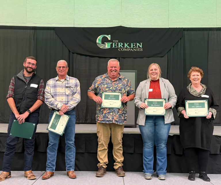 Gerken Celebrates Employee Milestone Anniversaries – The Gerken Companies